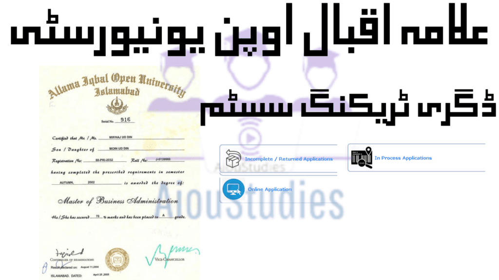 A Step-by-Step Guide To AIOU Degree Tracking System (DTS) Process ...