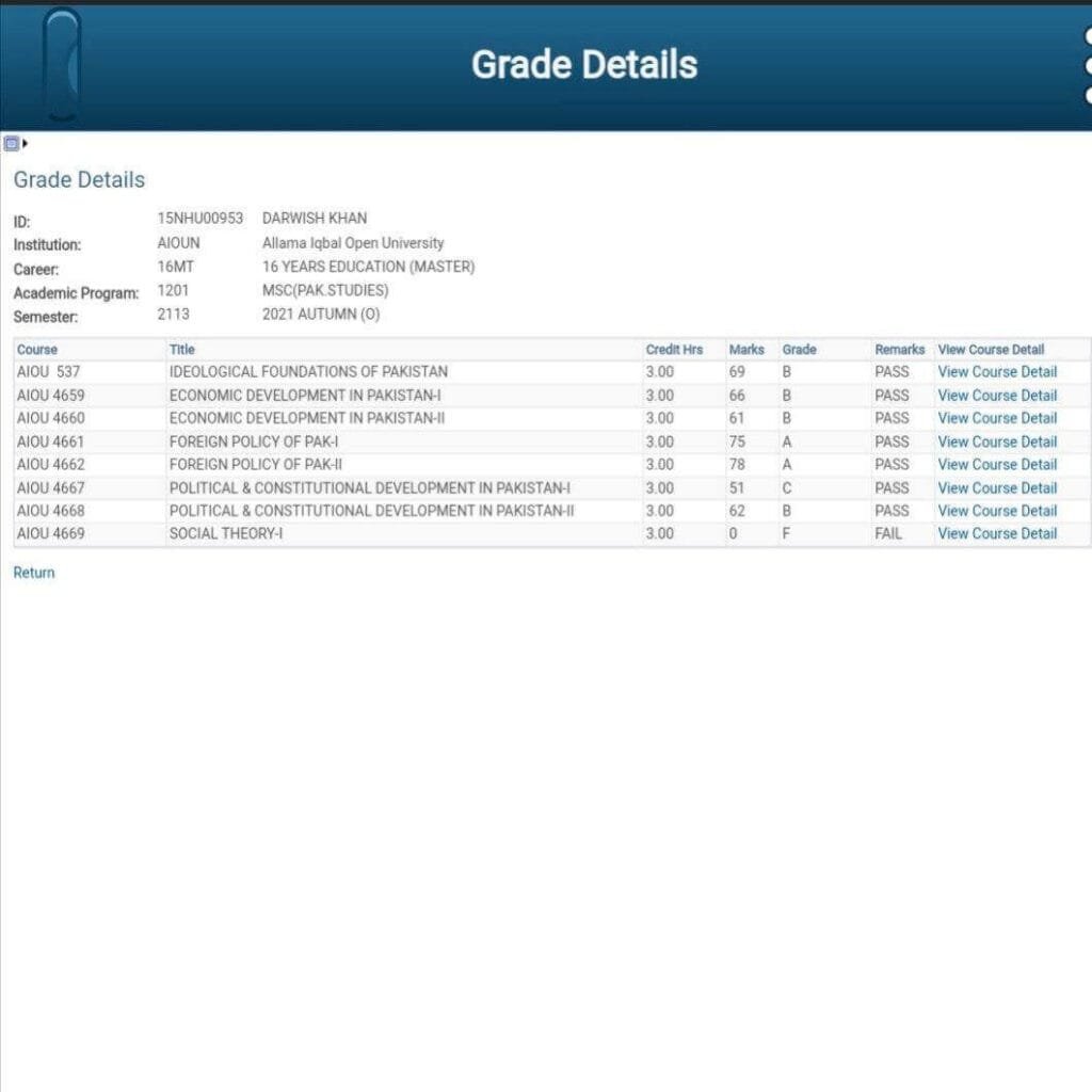 AIOU '0' Marks Result Issue Solved In 5 Minutes 2025 Guide - AIOU Studies